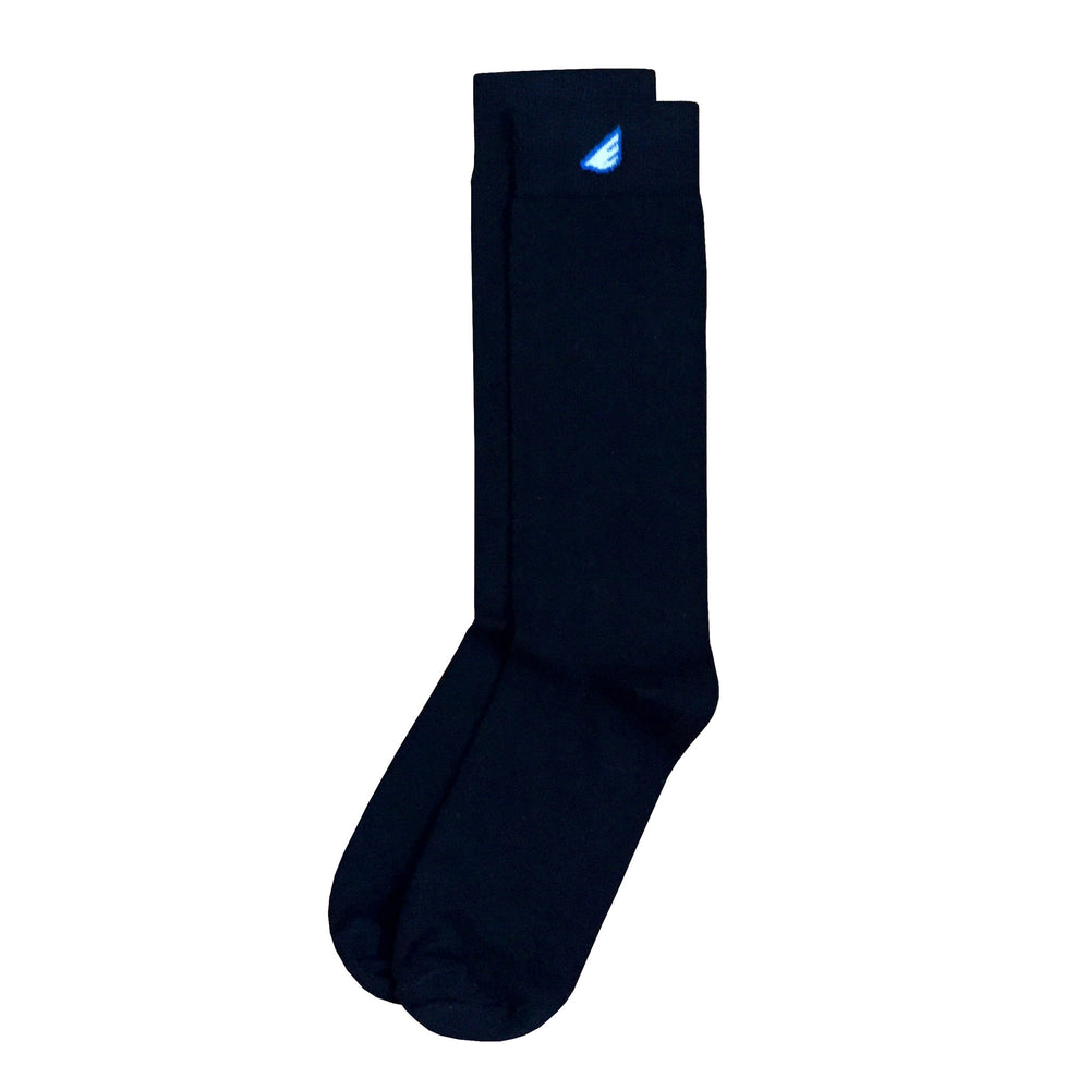 Premium Solids - Black. American Made Dress Socks - Boldfoot Socks